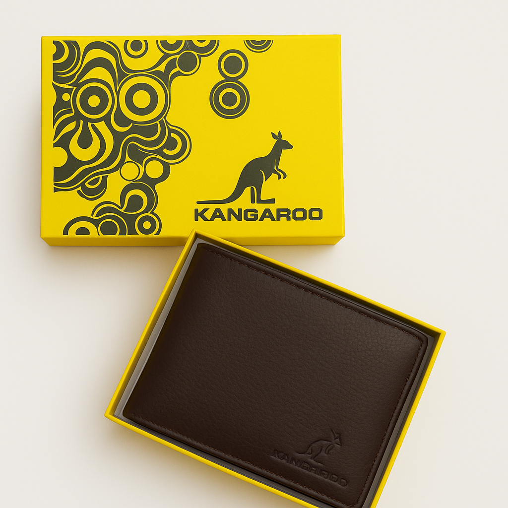 Kangaroo Leather Wallet – Slim, Stylish & Durable