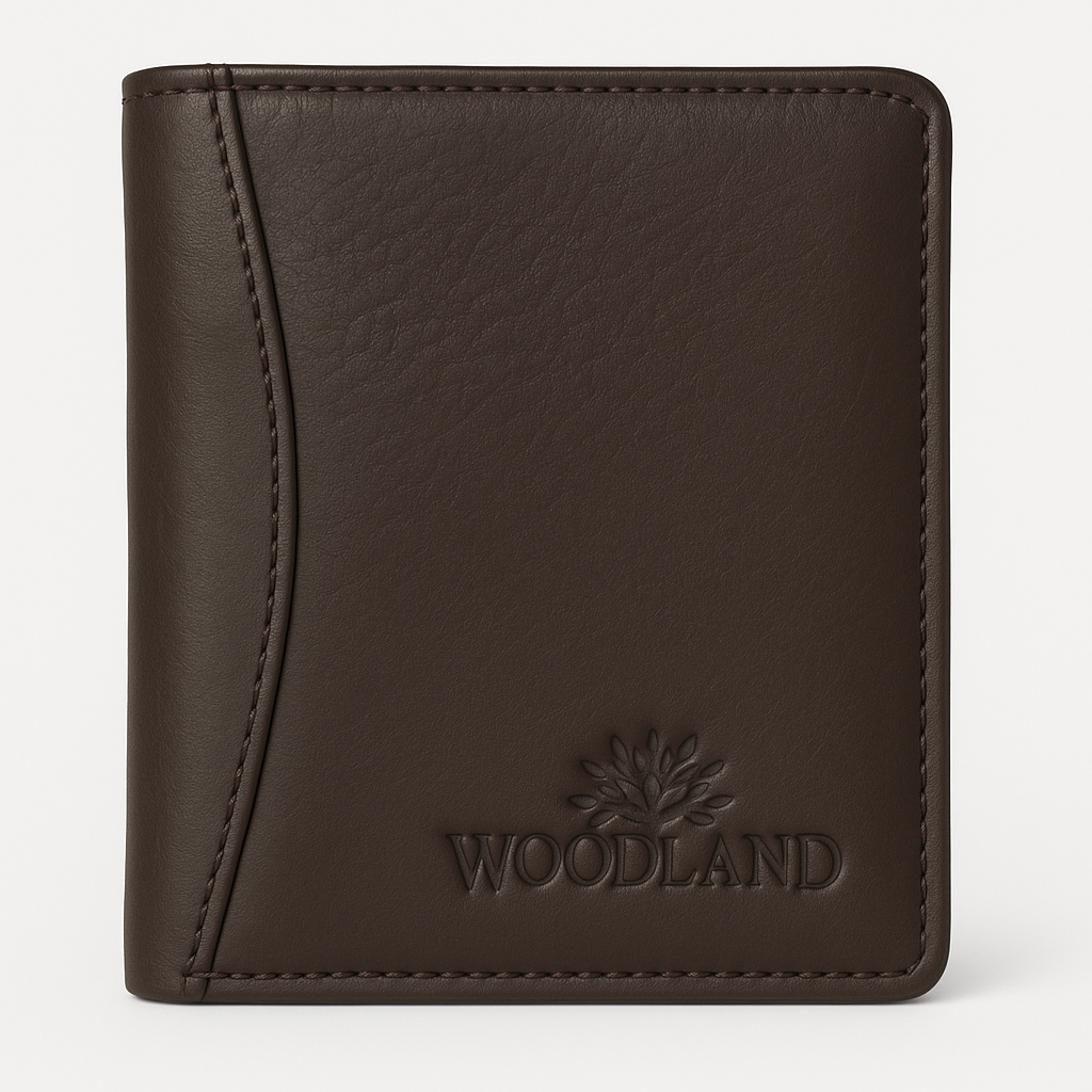 Woodland Genuine Leather Wallet for Men – Classic Bifold Design